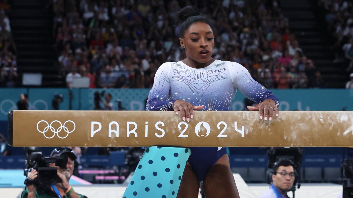 Simone Biles explains why she thinks Olympic beam finals were ‘odd ...