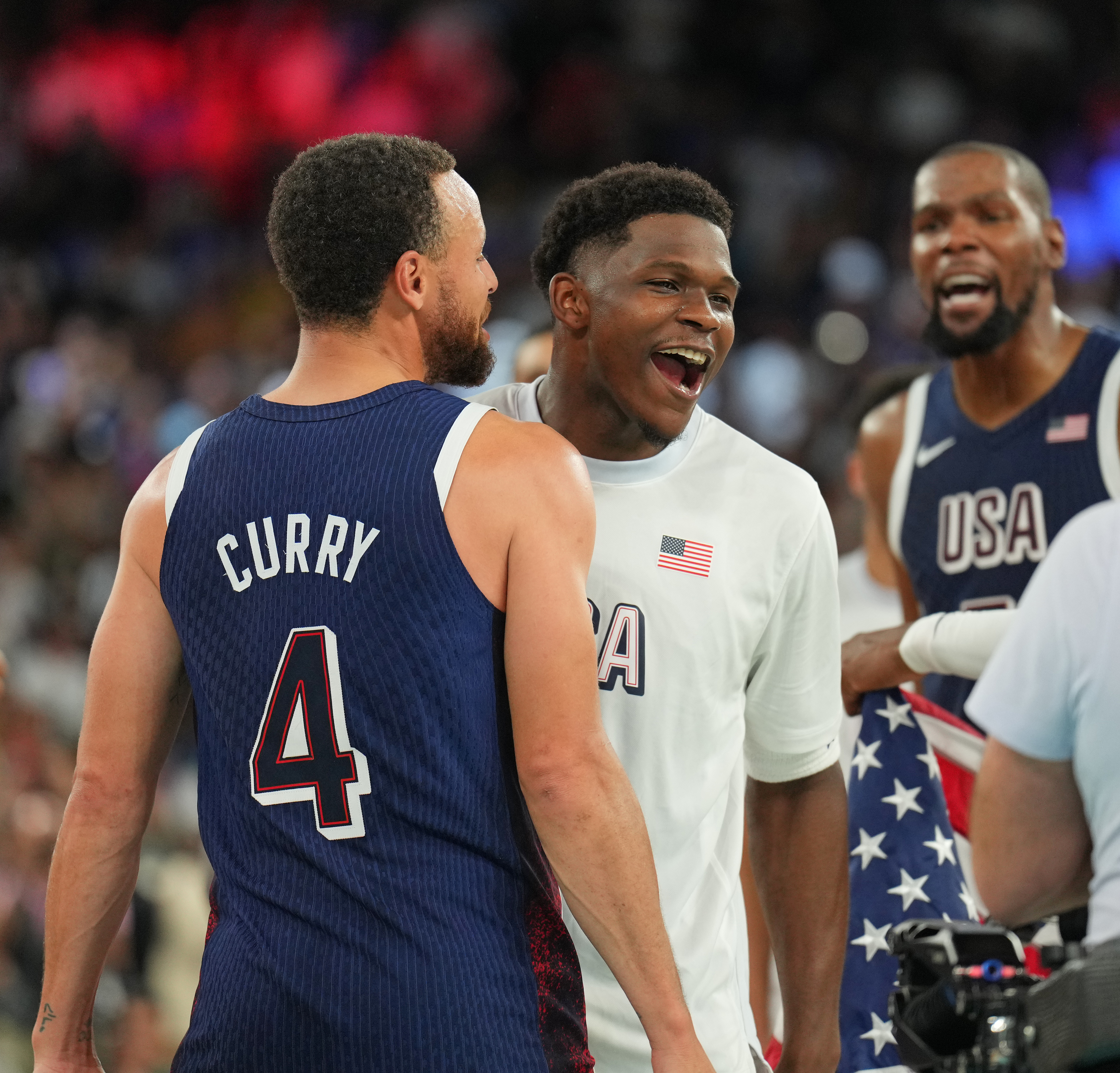 Edwards says Team USA stars were drug tested after Olympics win – NBC ...