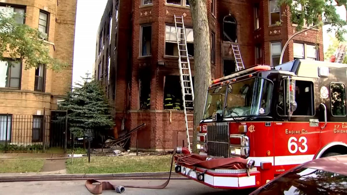 Resident hurt in Grand Crossing apartment building fire – NBC Chicago