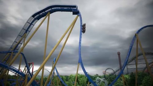 First parts of new roller coaster at Six Flags Great America arrive at ...