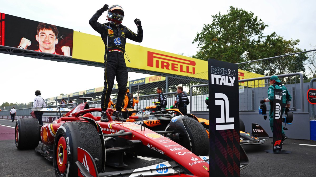 Charles Leclerc wins Italian Grand Prix for Ferrari – NBC Chicago