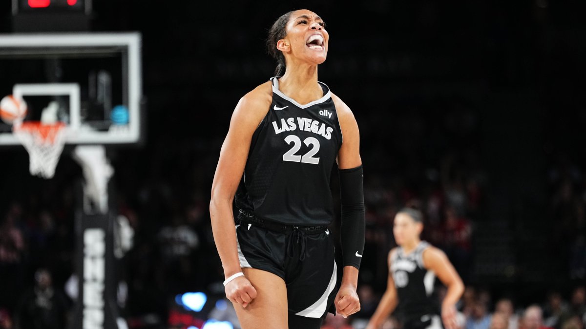 Las Vegas Aces star A’ja Wilson wins WNBA MVP for third time – NBC Chicago