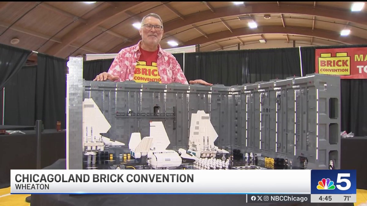LEGO enthusiasts gather for Chicagoland Brick Convention – NBC Chicago