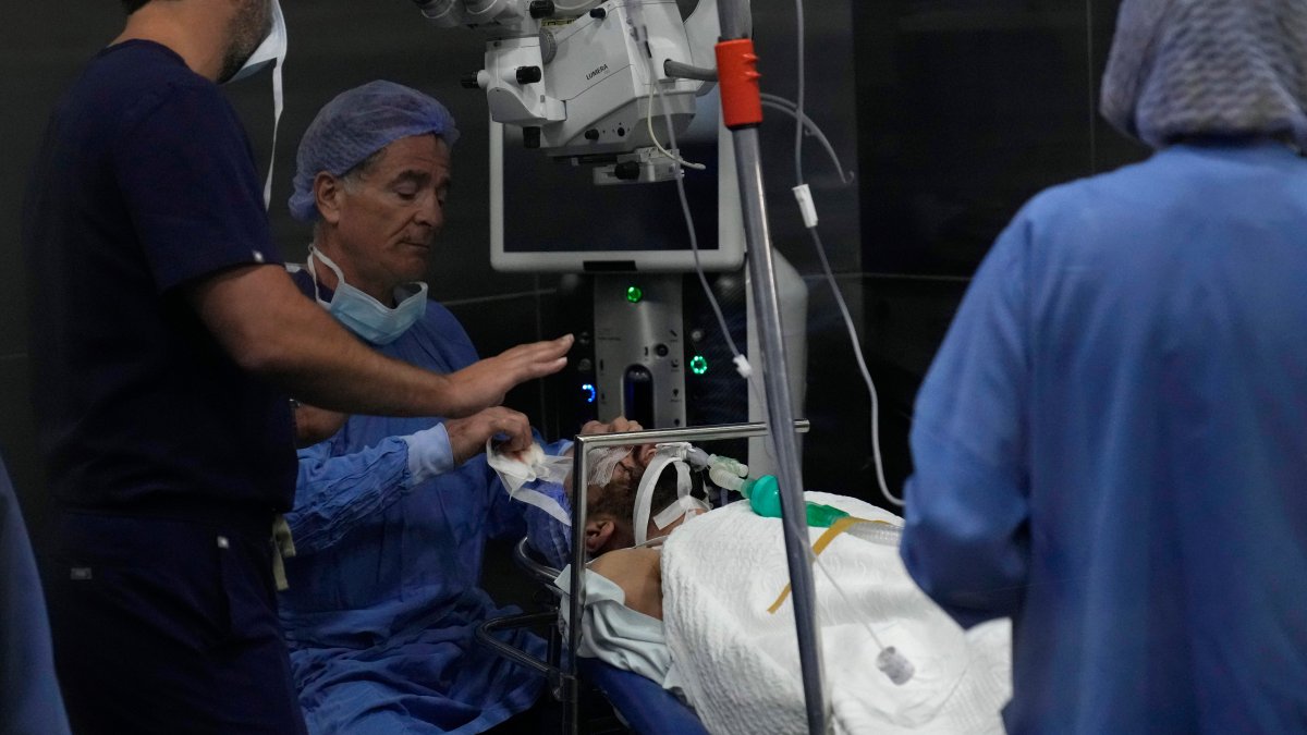 Lebanese doctor races to save eyes after tech devices explode – NBC Chicago