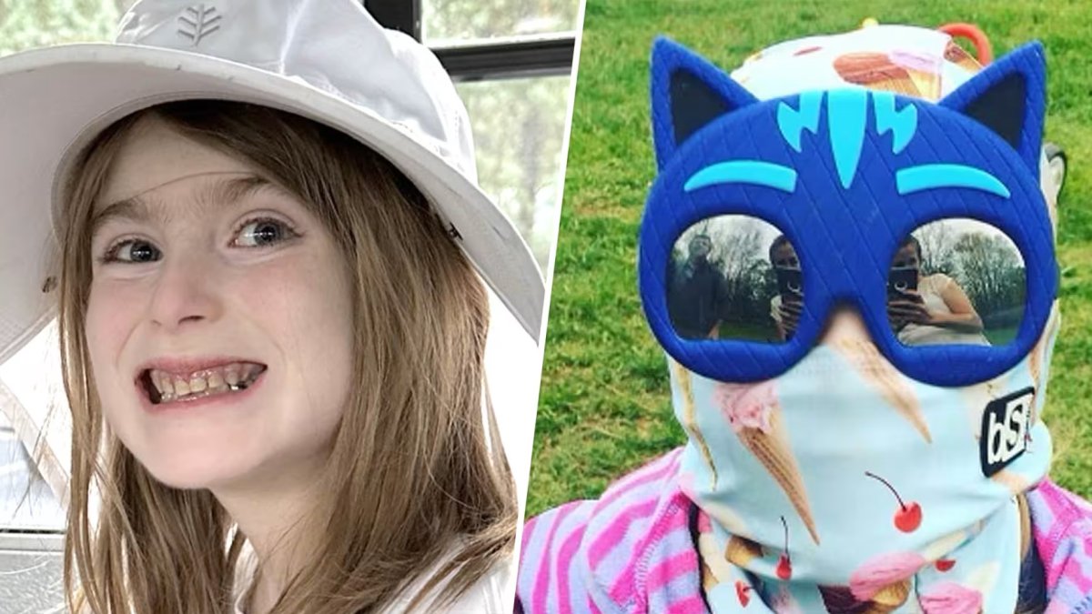 Girl, 7, ‘allergic’ to light must hide from the sun, cover every inch ...