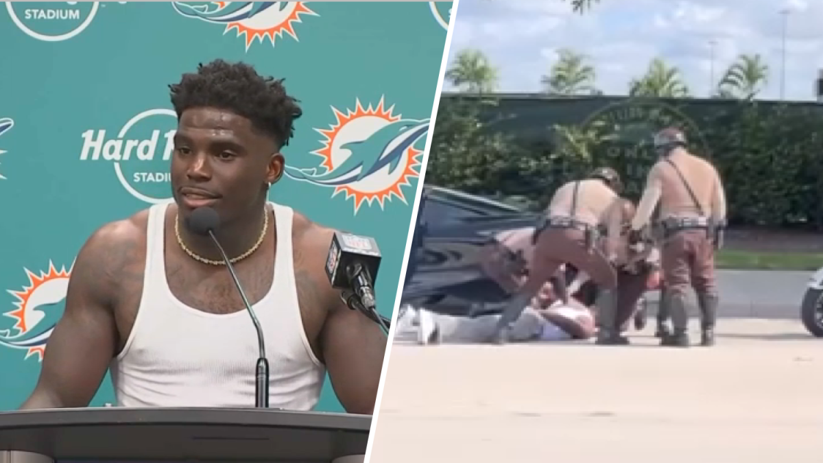 Tyreek Hill speaks out after being detained by police near Hard Rock Stadium – NBC Chicago