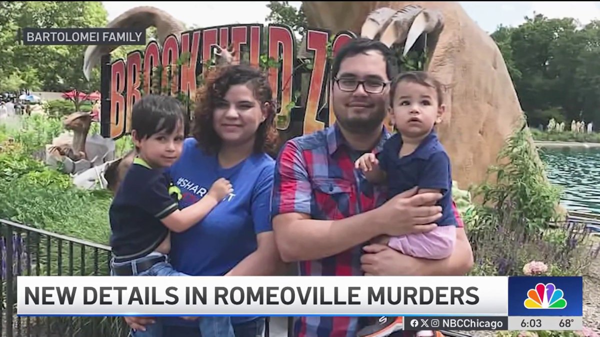 Details point to new motive in 2023 Romeoville quadruple murders – NBC Chicago