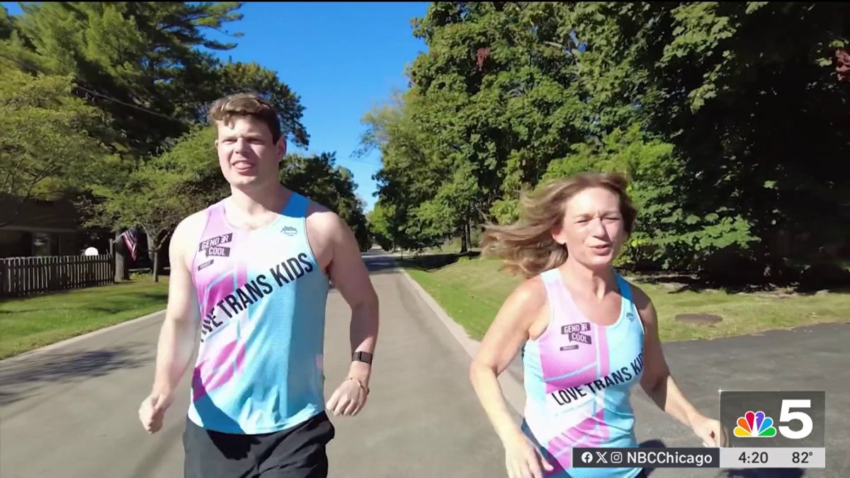 Mom and son run the Chicago Marathon to raise awareness for GenderCool ...
