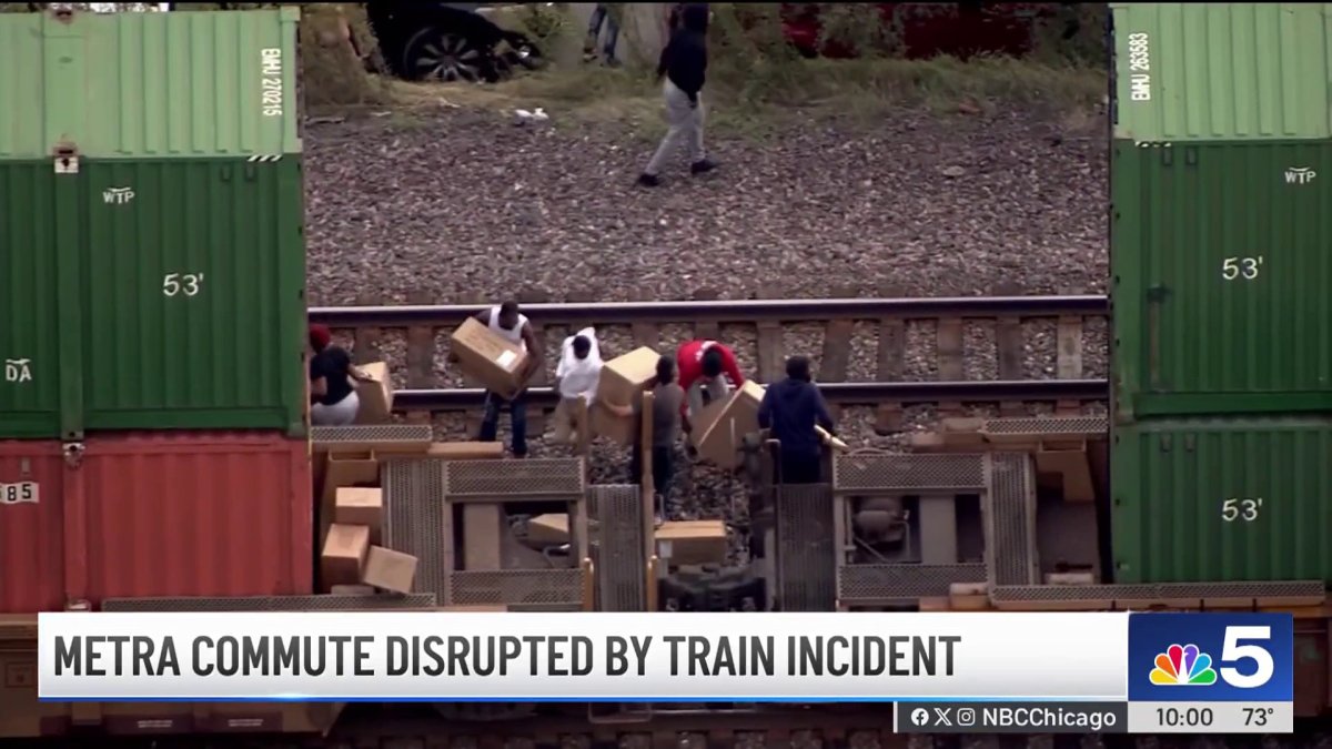 At least 6 arrested after groups steal boxes from freight trains in ...