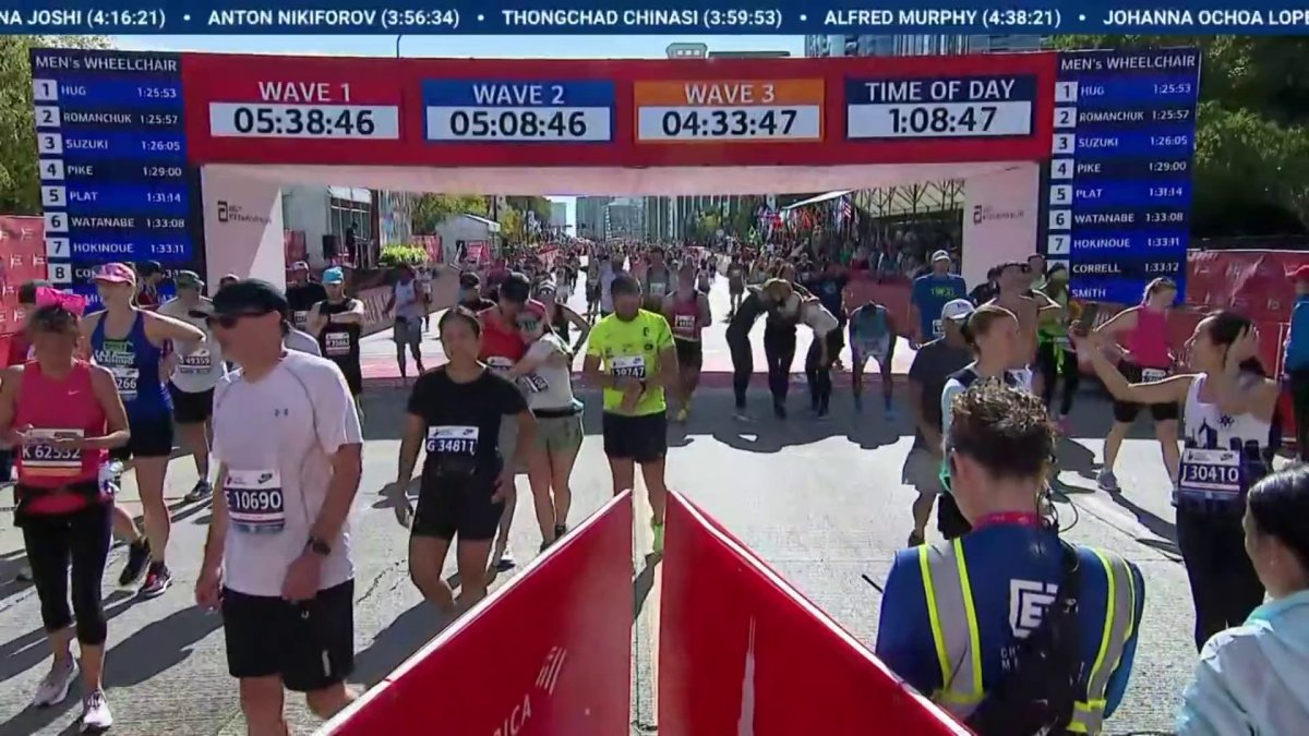 Chicago Marathon 2024 finish line: 1:00 pm – 2:00 pm – NBC Chicago