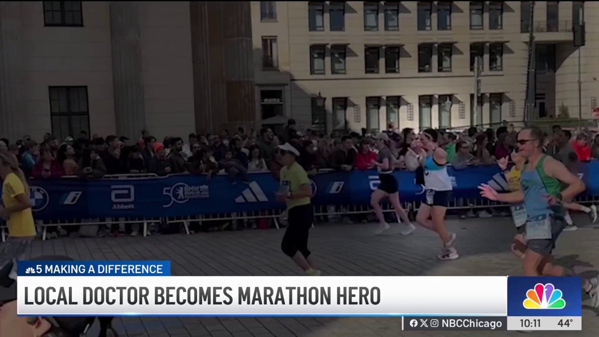Chicago doctor becomes marathon hero after halting previous run to save ...