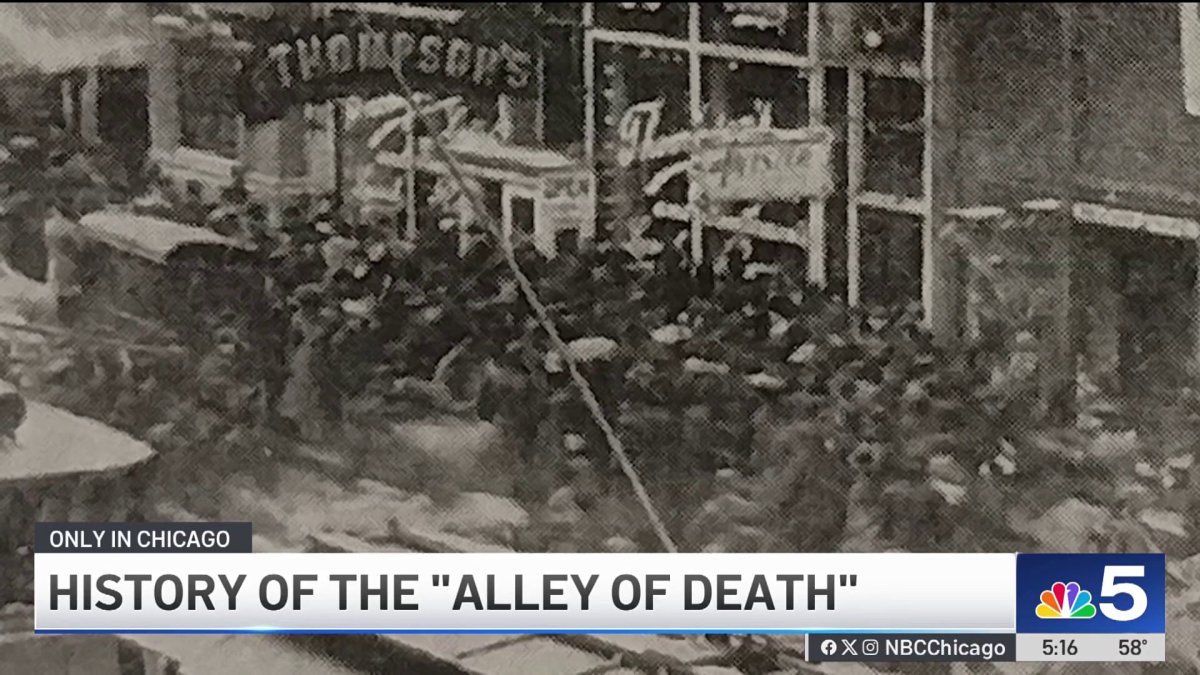 The history of Chicago’s ‘Alley of Death’ – NBC Chicago