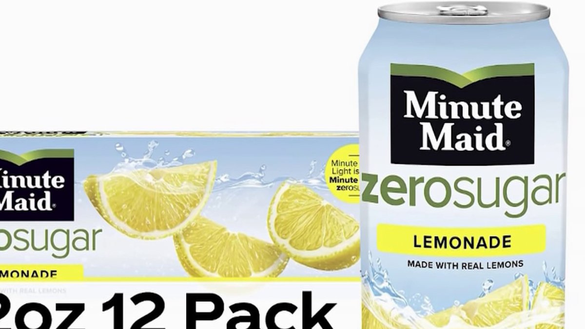 Coke issues recall on Minute Maid Zero Sugar Lemonade due to mislabeled ...