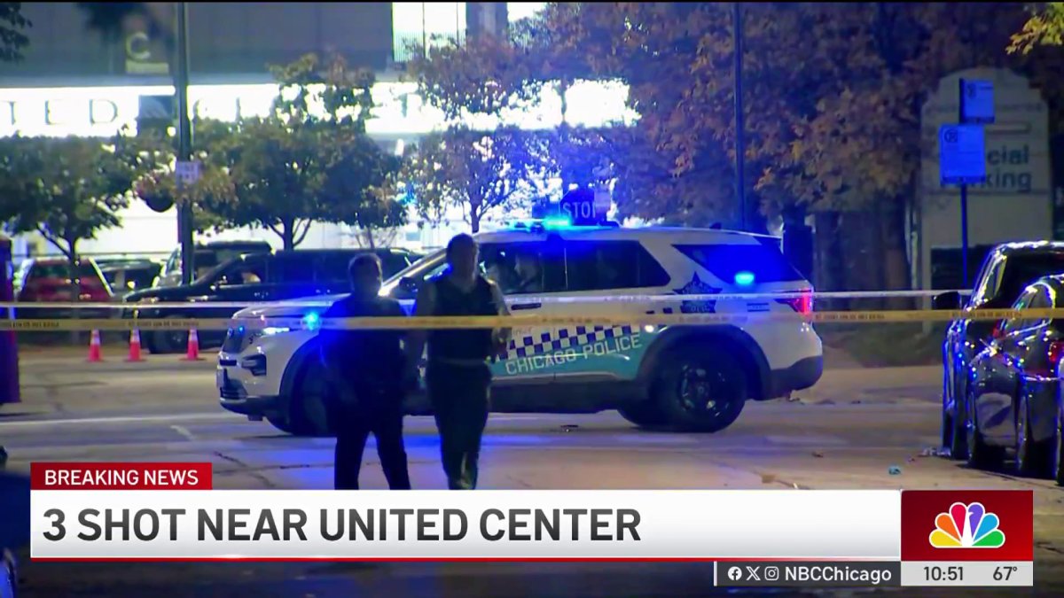 3 teens shot feet from the United Center: Chicago police – NBC Chicago