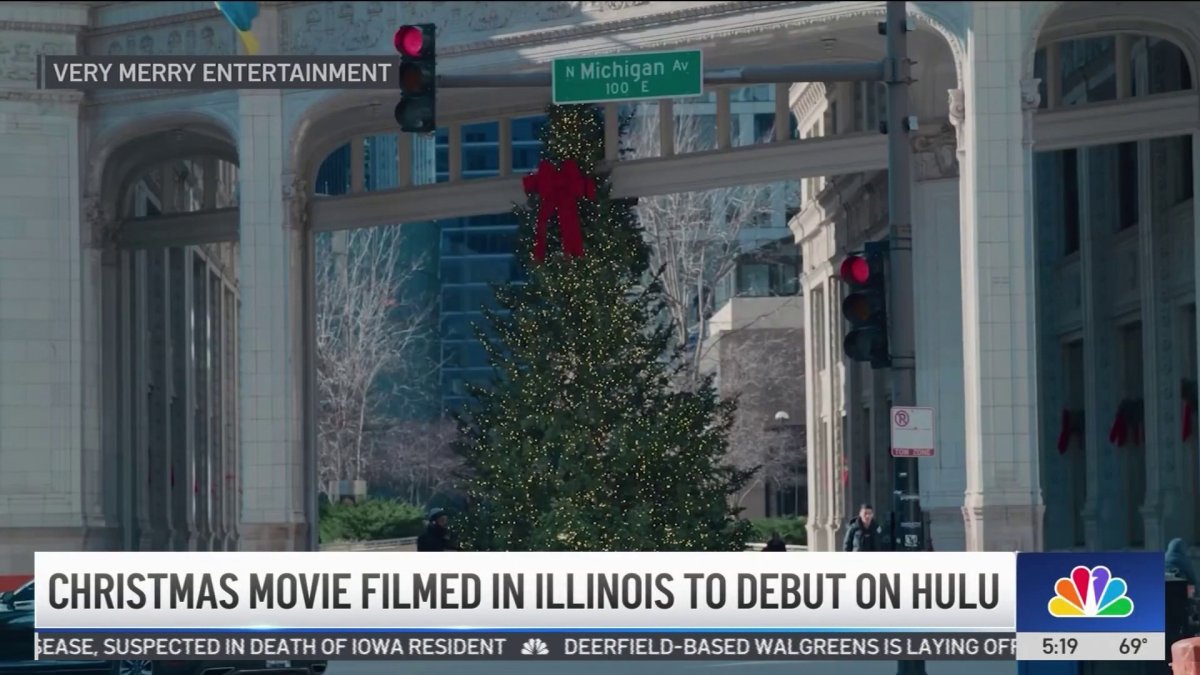 Christmas movie filmed in Illinois to debut on Hulu – NBC Chicago