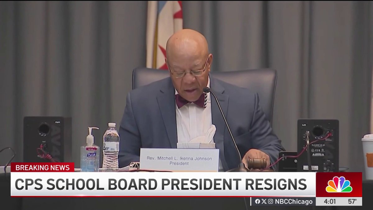 CPS Board President resigns after antisemitic posts surface – NBC Chicago