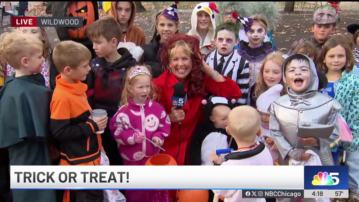 NBC Chicago’s Mary Ann Ahern joins Halloween trick-or-treaters – NBC ...