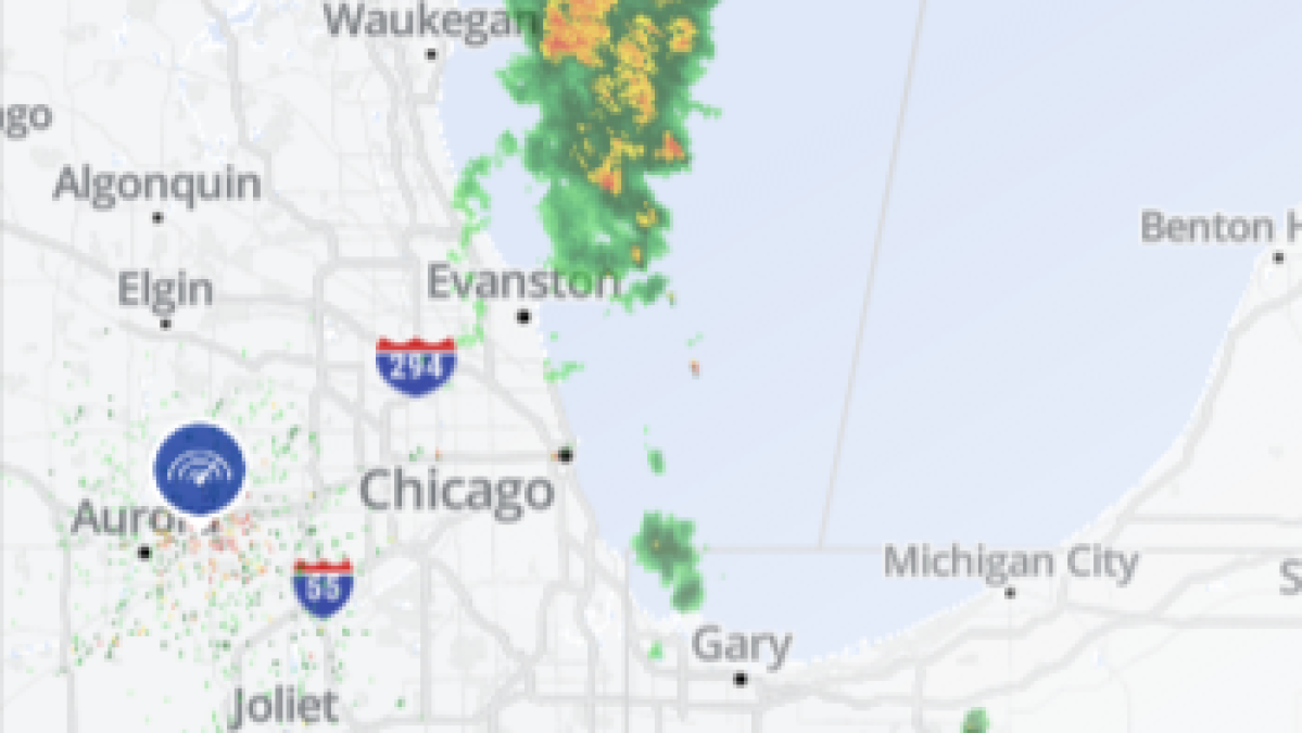 Chicago live weather radar: Track rain as showers continue – NBC Chicago