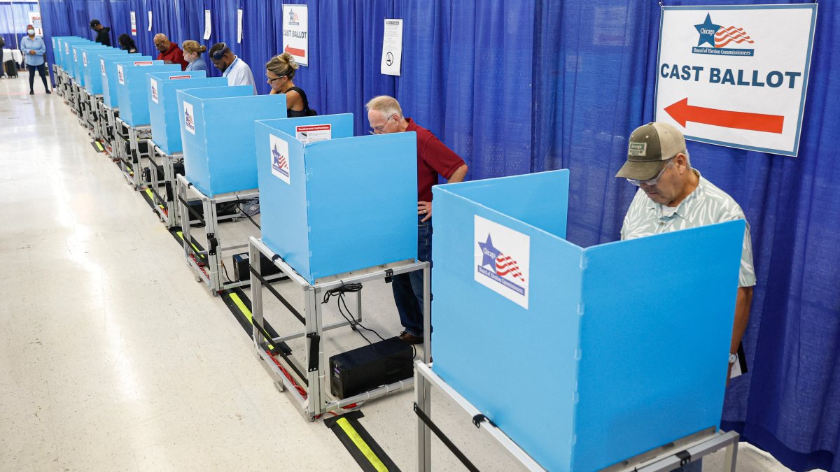 Can you use your phone while voting? Here’s what’s allowed – NBC Chicago