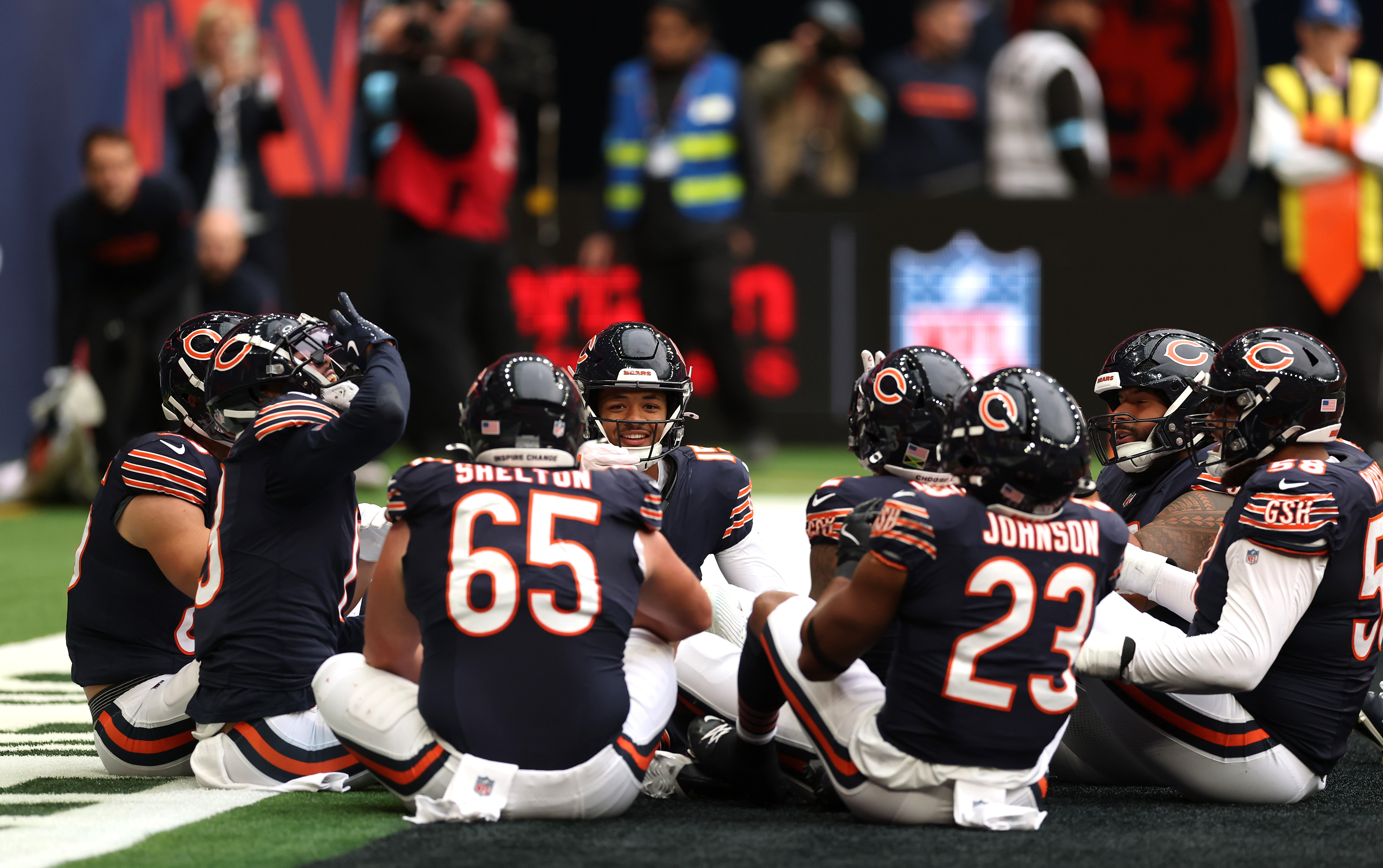 Watch: Keenan Allen, Bears have tea party celebration in London – NBC ...