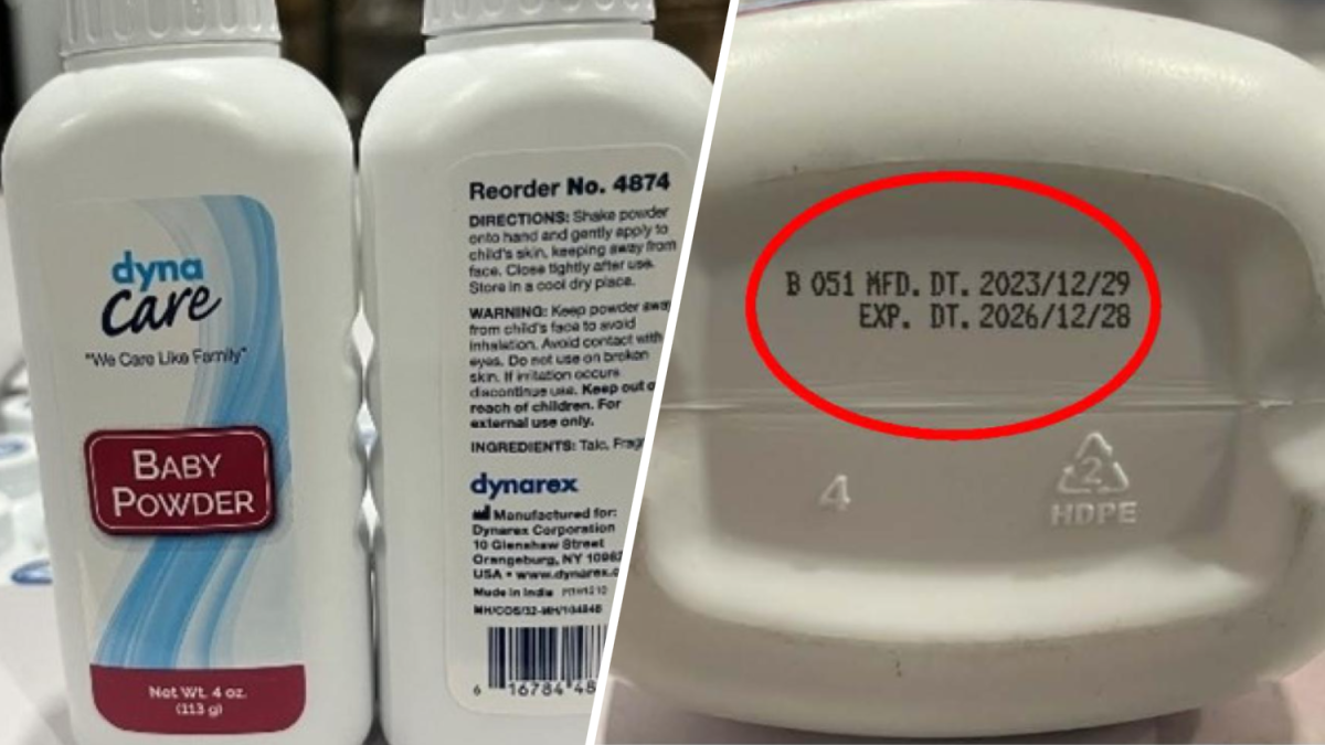 Dynacare expands baby powder recall to 35 states, Amazon – NBC Chicago