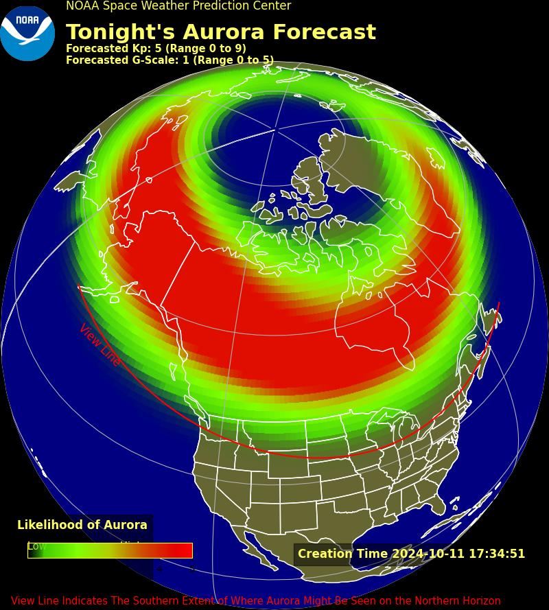 Where can you see the Northern Lights again Friday? Here’s a map – NBC ...
