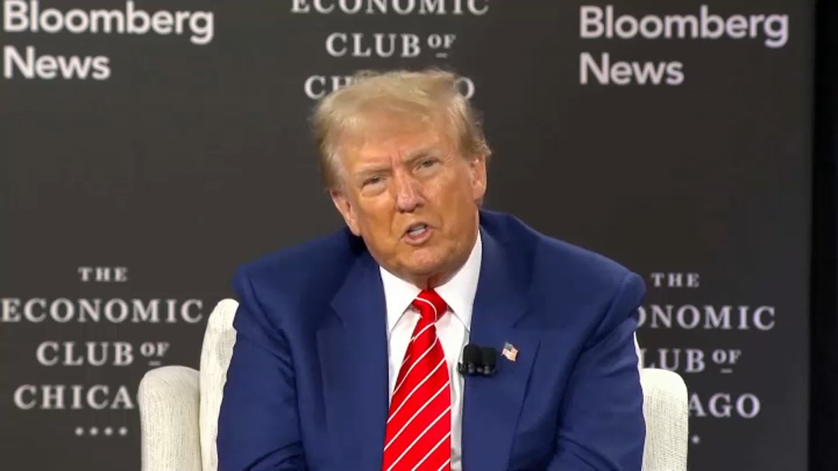 Trump defends economic plan in Chicago interview – NBC Chicago