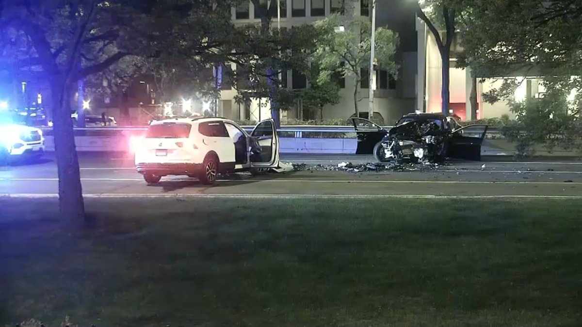Wrong-way crash shuts down DuSable Lake Shore Drive in Chicago – NBC ...