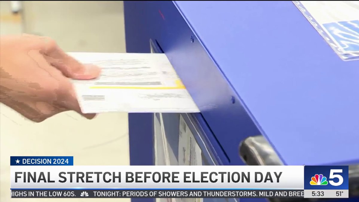 Early voting enters final stretch in Chicago – NBC Chicago
