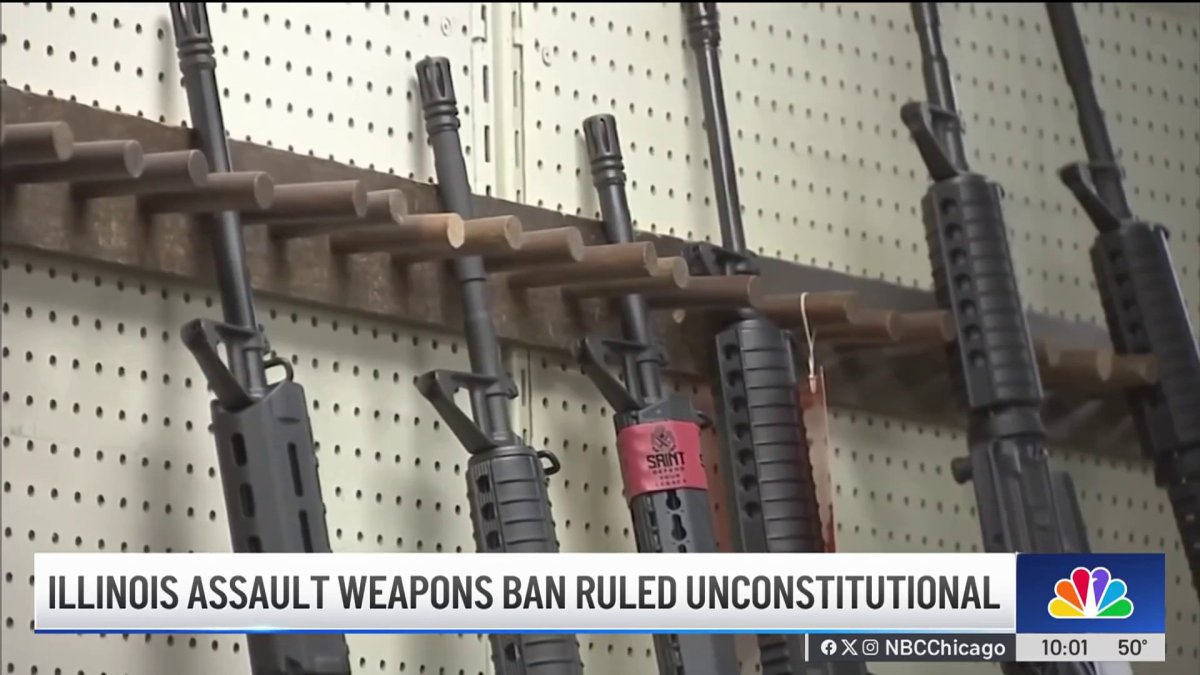 Federal judge rules Illinois weapons ban unconstitutional – NBC Chicago