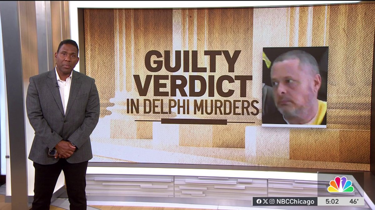 Richard Allen found guilty in Delphi murders – NBC Chicago