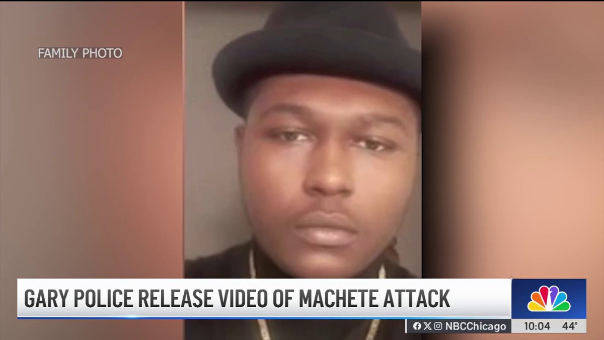 Video shows suspect wielding machete attack undercover officer in sting ...