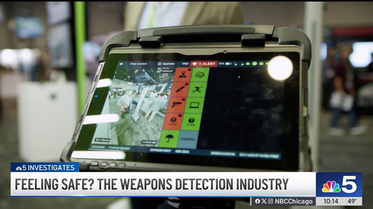 Weapons detection CEO calls industry ‘wild west’ – NBC Chicago