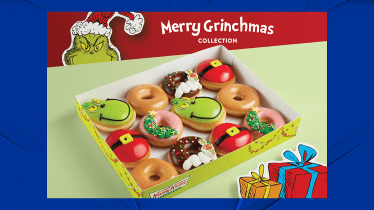 Krispy kreme christmas donuts store
