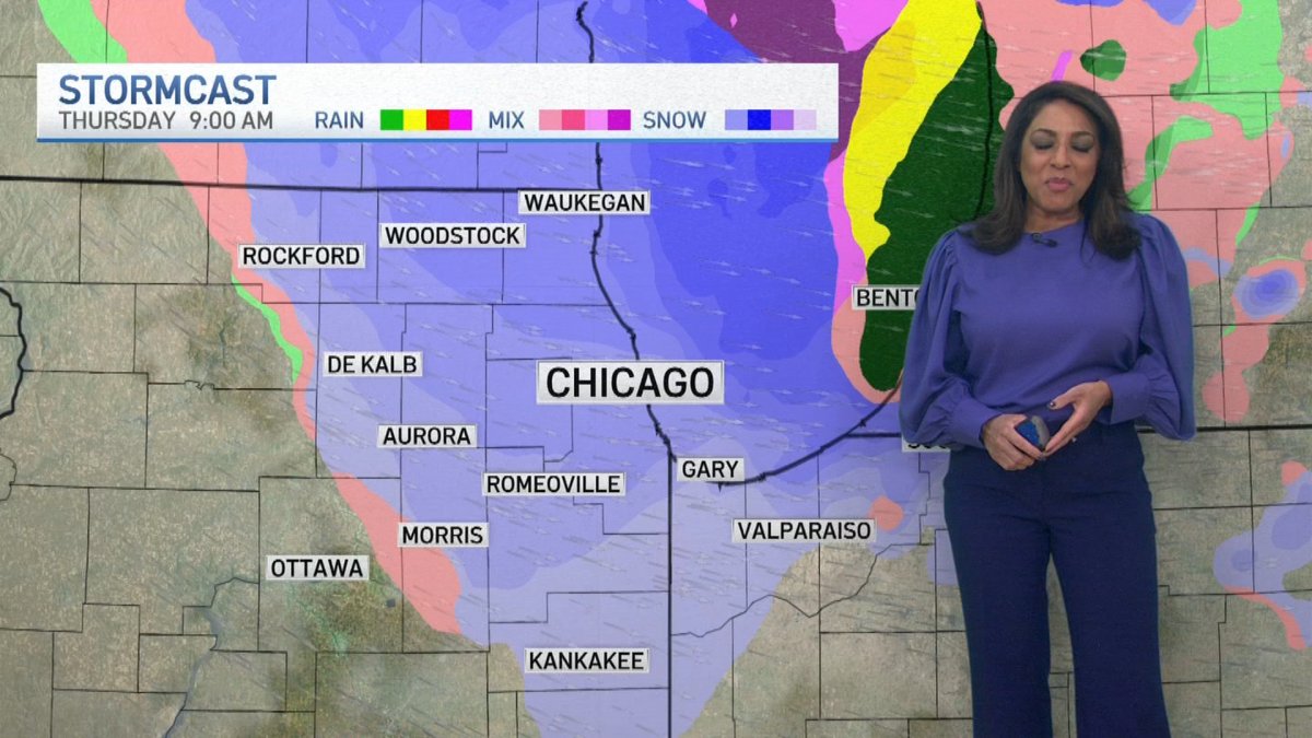 Chicago Snow Forecast: Bursts of heavy snow, strong winds before rain ...