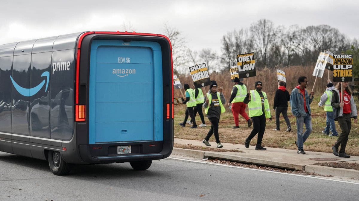 Amazon workers strike across seven facilities at peak of holiday ...