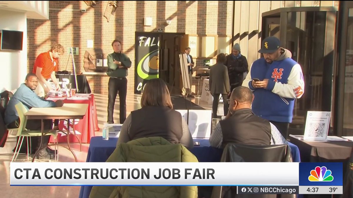 CTA holds job fair for construction projects – NBC Chicago