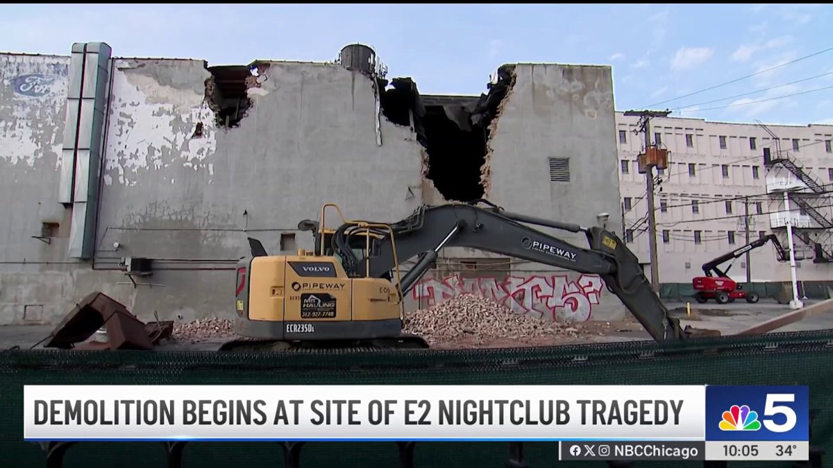 Site of E2 nightclub stampede to be demolished – NBC Chicago