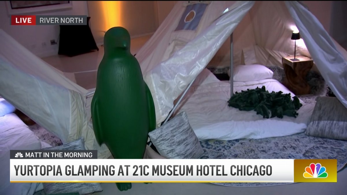 ‘Yurtopia’ glamping at 21c Museum Hotel Chicago – NBC Chicago