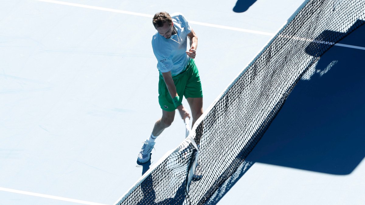 Daniil Medvedev destroys camera, avoids upset at Australian Open – NBC ...