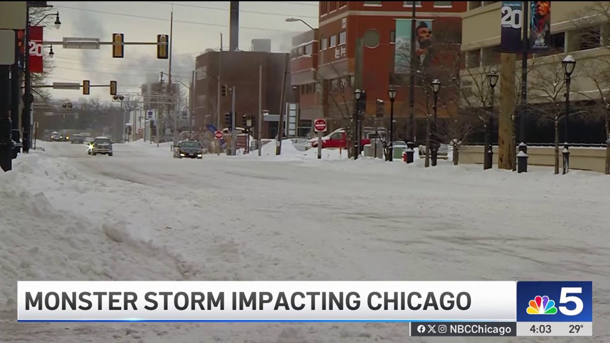 Chicago sees impacts from monster winter storm – NBC Chicago