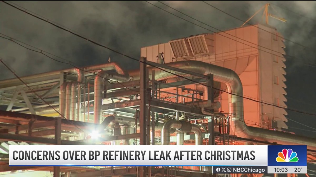 Residents express concern over latest BP refinery leak – NBC Chicago