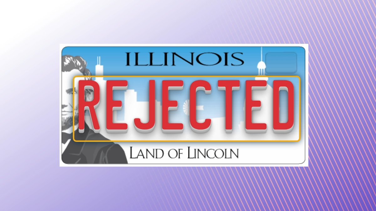 Illinois reveals rejected license plates for 2024 – NBC Chicago