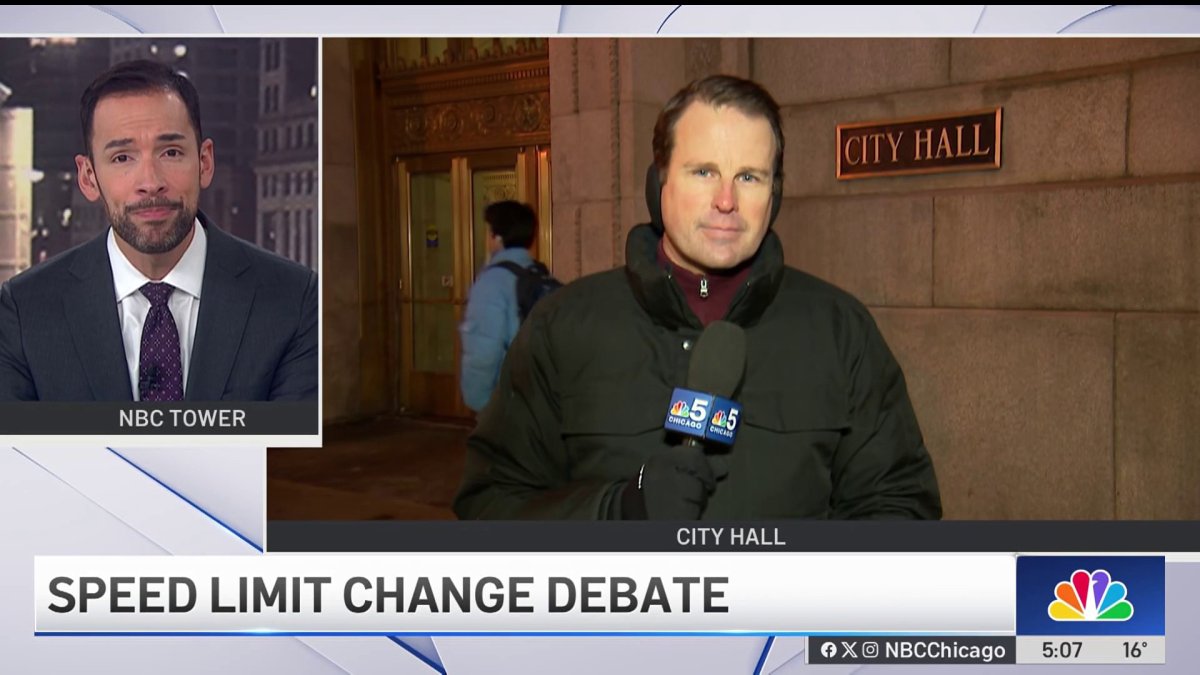 Chicago speed limit not changing for now – NBC Chicago