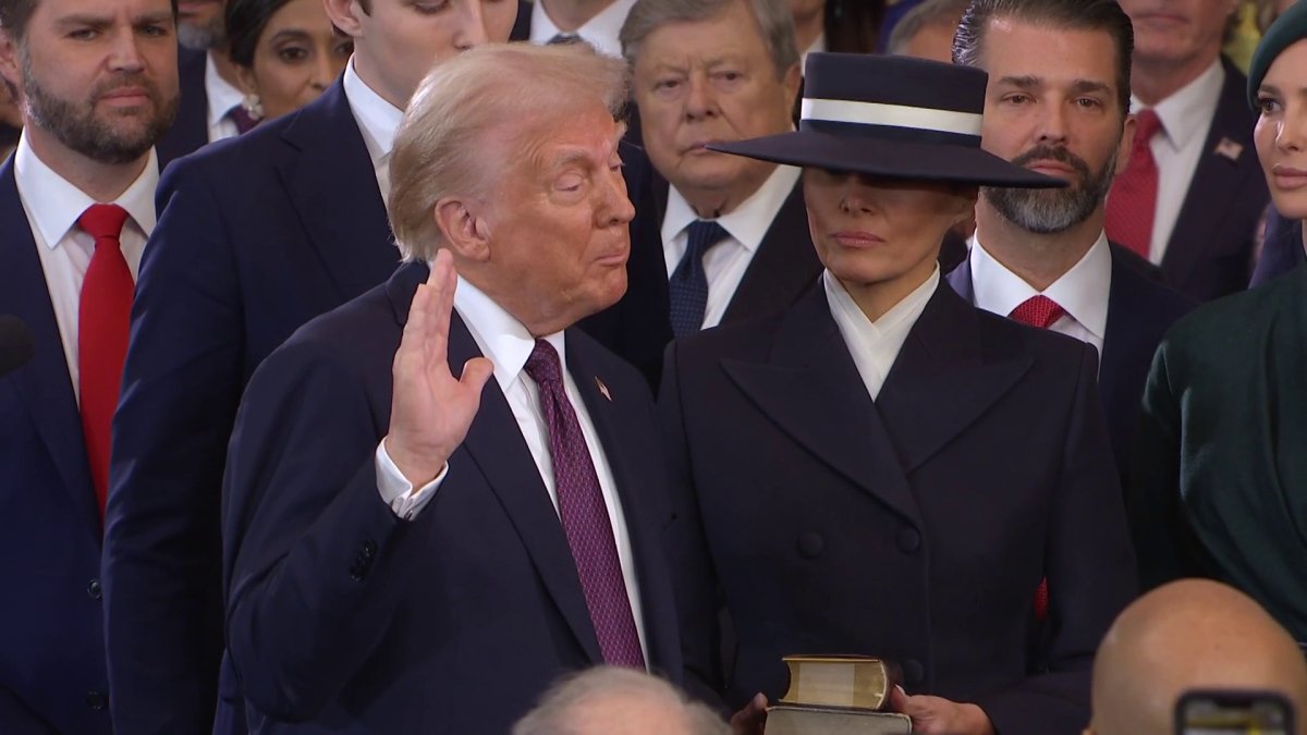 WATCH: Donald Trump takes oath of office – NBC Chicago