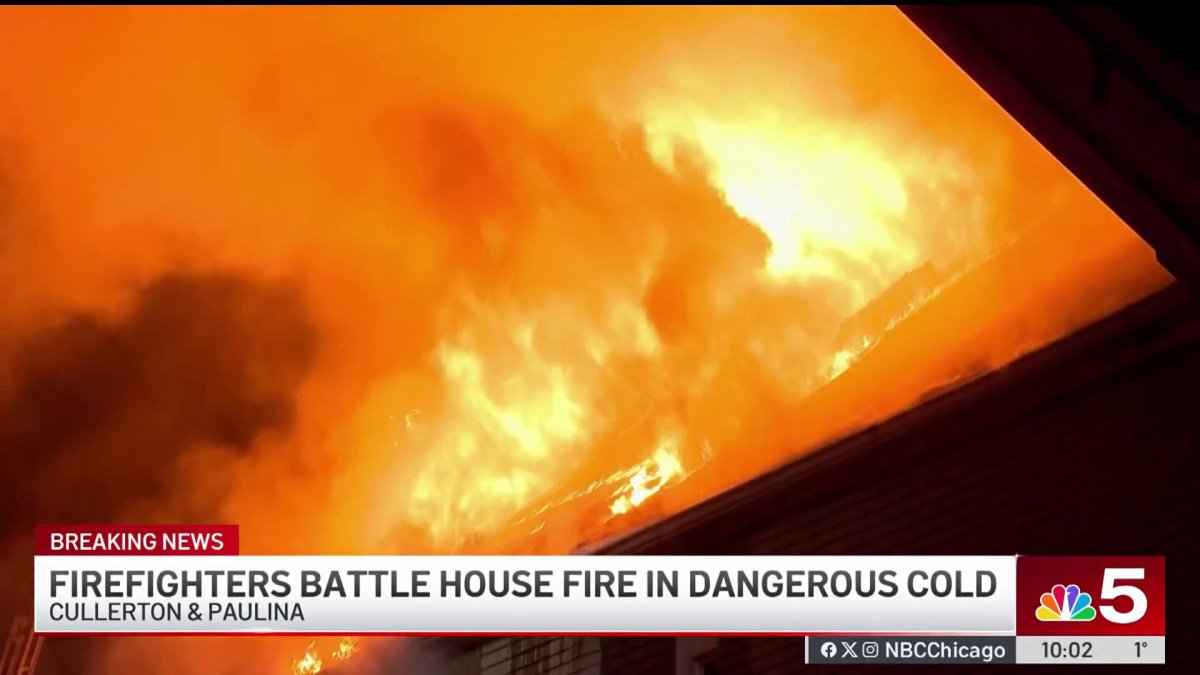 Firefighters battle Lower West Side blaze in frigid temperatures – NBC ...