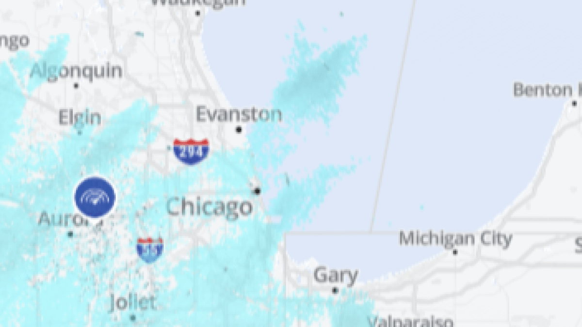 Illinois doppler radar: Track snow falling across Chicago – NBC Chicago