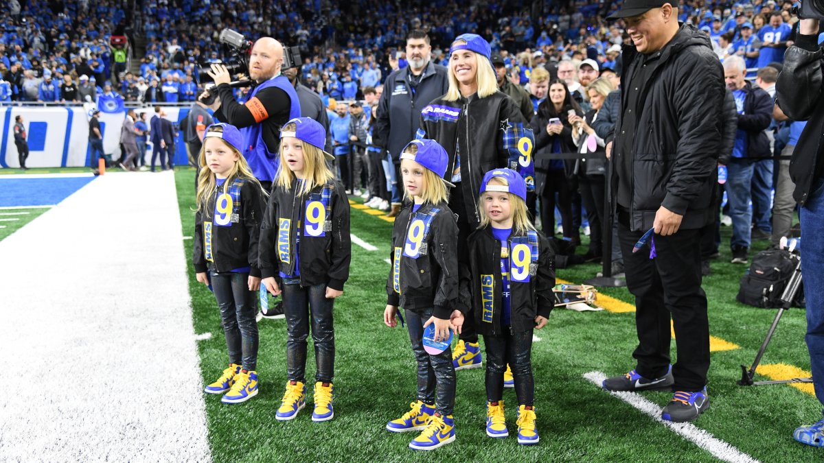 Matthew Stafford’s wife gives update after kids are hospitalized – NBC ...