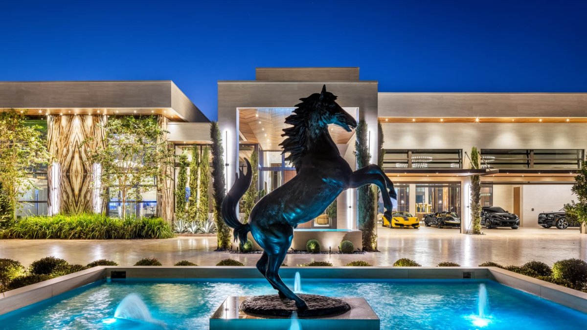 A $50 million Ferrari-inspired mansion just broke a local record in ...