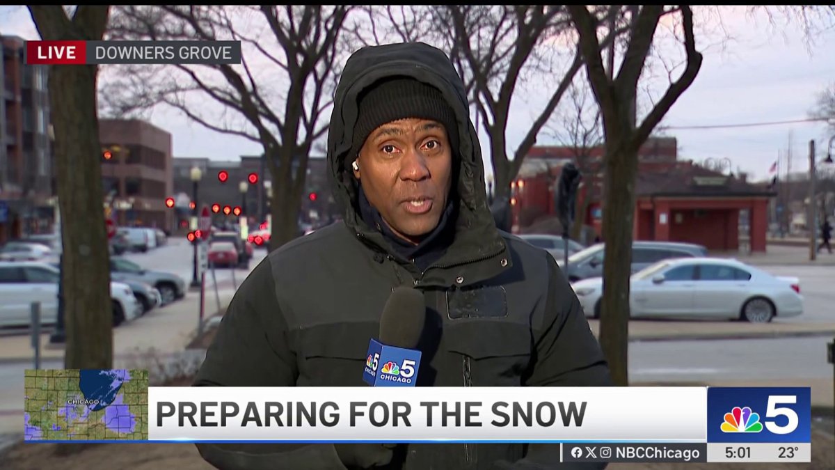 Chicago prepares for Wednesday snowfall – NBC Chicago